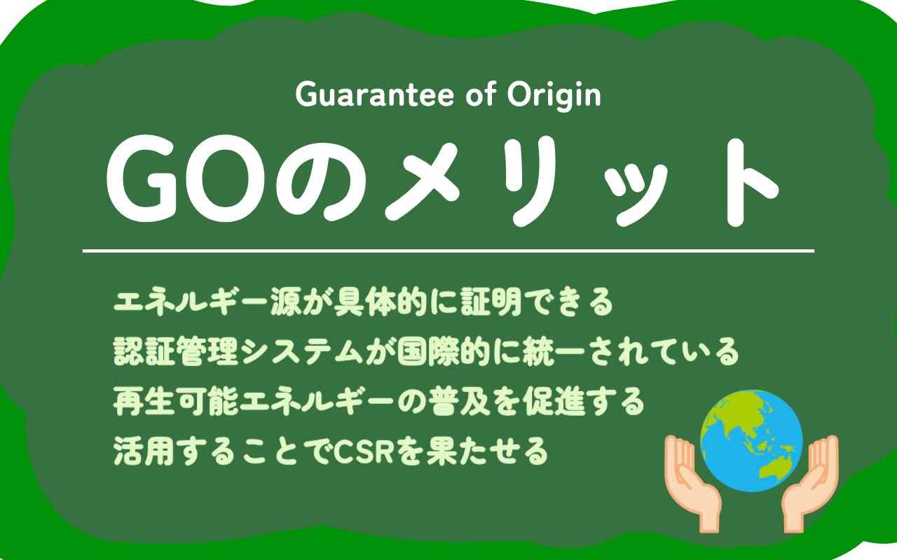 GO（Guarantee of Origin）とは？発行された背景・必要性と導入するメリット・デメリット・将来性 - OFFSEL BLOG